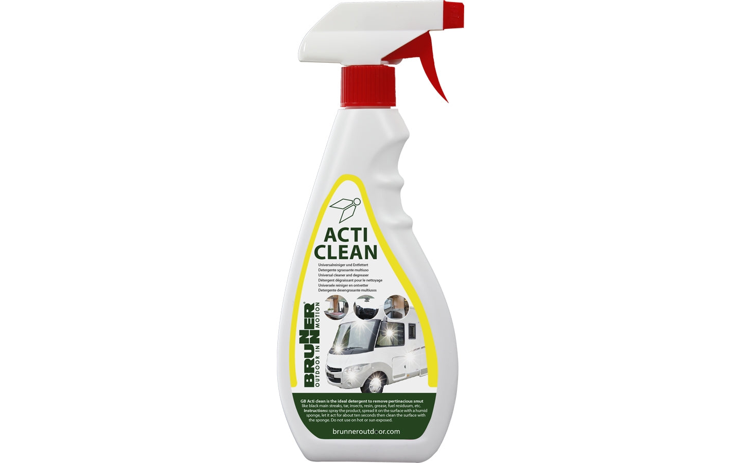BRUNNER DETERGENTE ACTI-CLEAN 500ml | Free Time Store